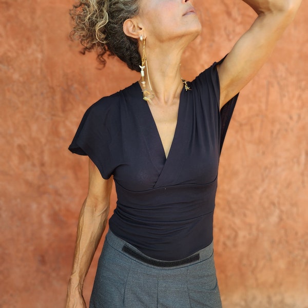 Open Back Shirt - Etsy