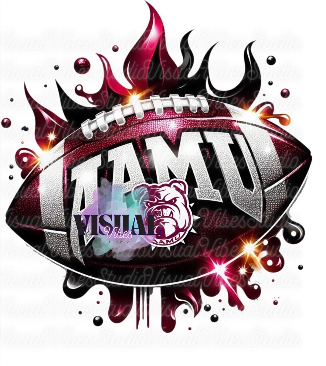 AAMU Football PNG - Etsy