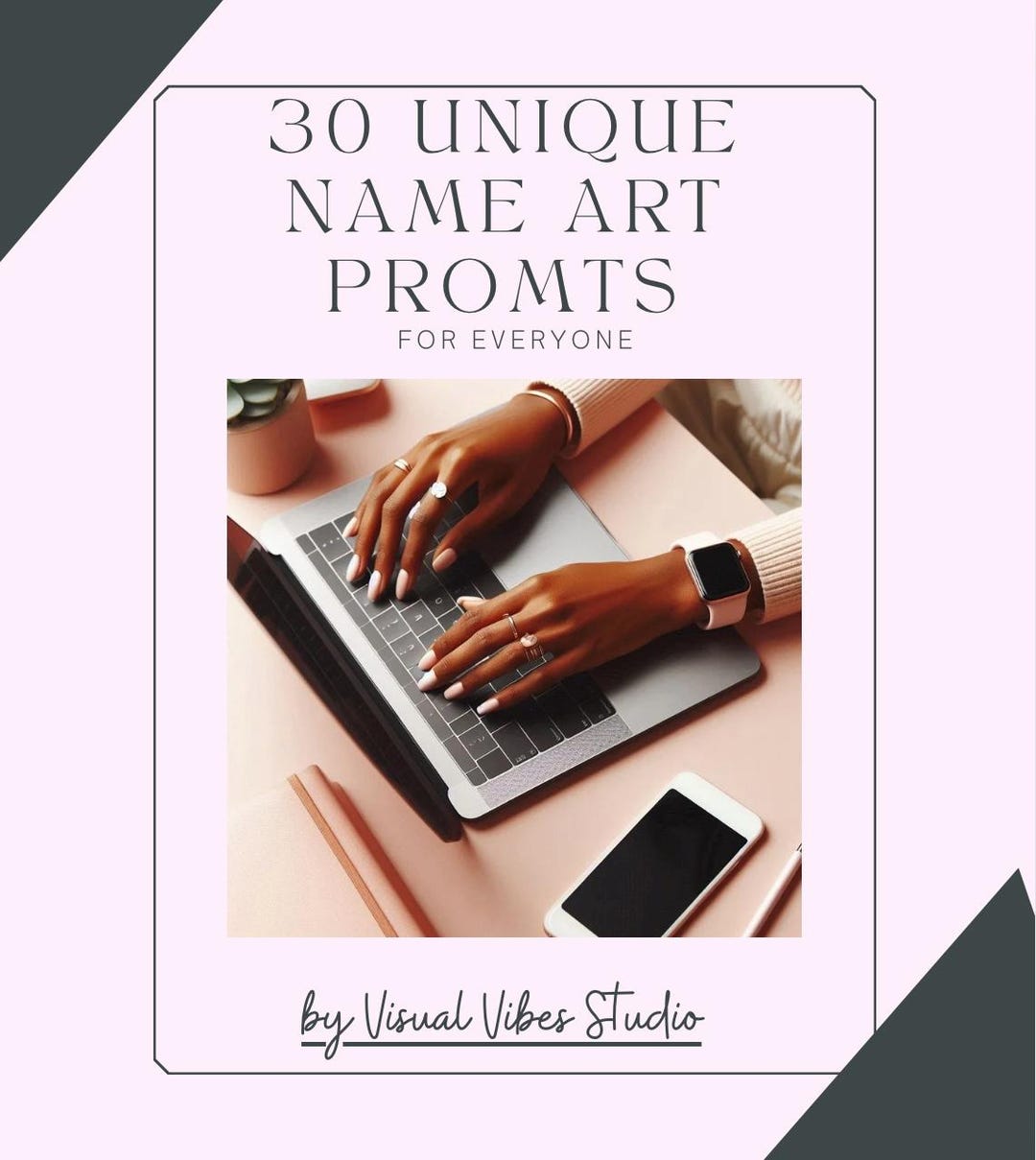 Unique Name Art Prompts With Sample Images, Prompt Guide With Images - Etsy