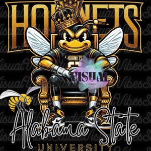 Alabama State University Hornets PNG (digital Download) - Etsy