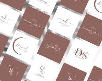 Editable Logo Design Template | Beige Canva Business Logo | White ...