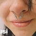 Cone Septum Ring Spike Nose Piercing Lip Jewelry Horseshoe Nose Ring ...