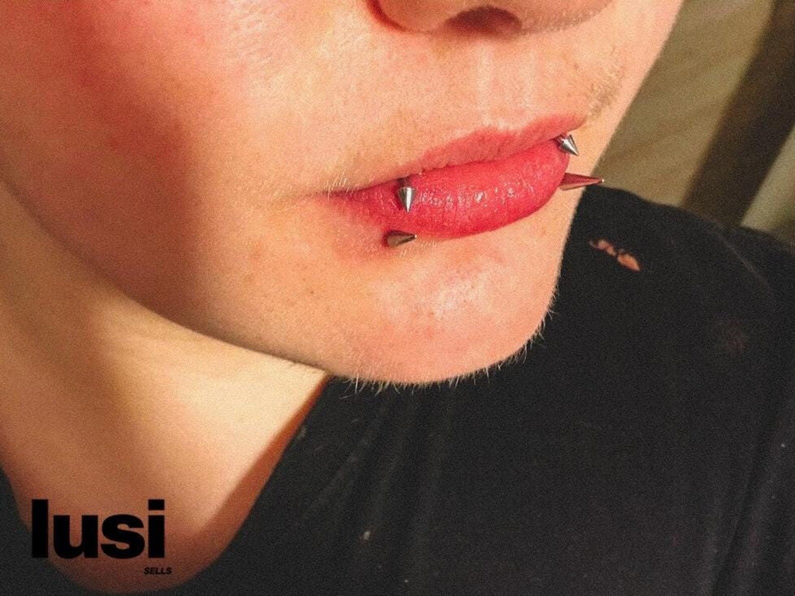 Lip Ring Piercing Snake Bite Jewelry Septum Ring Cone Lip Ring Piercing ...