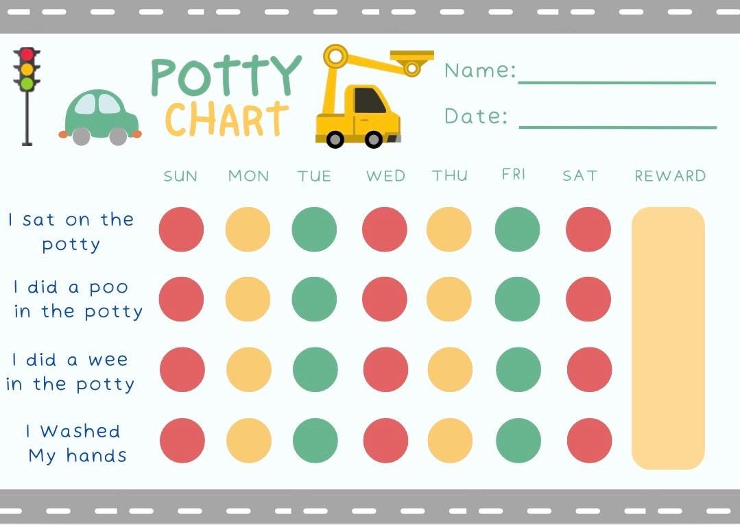 Potty Chart - Etsy