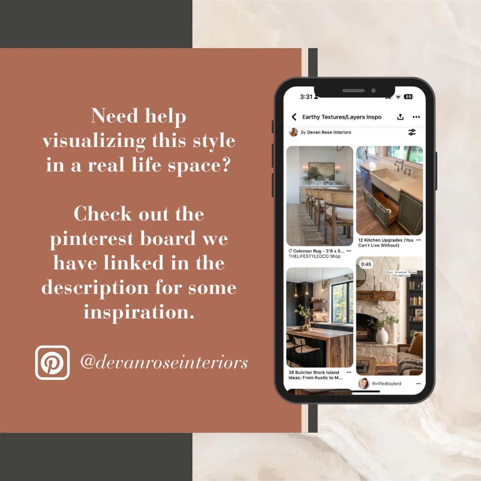 Earthy Layered Nursery Mood Board - Etsy