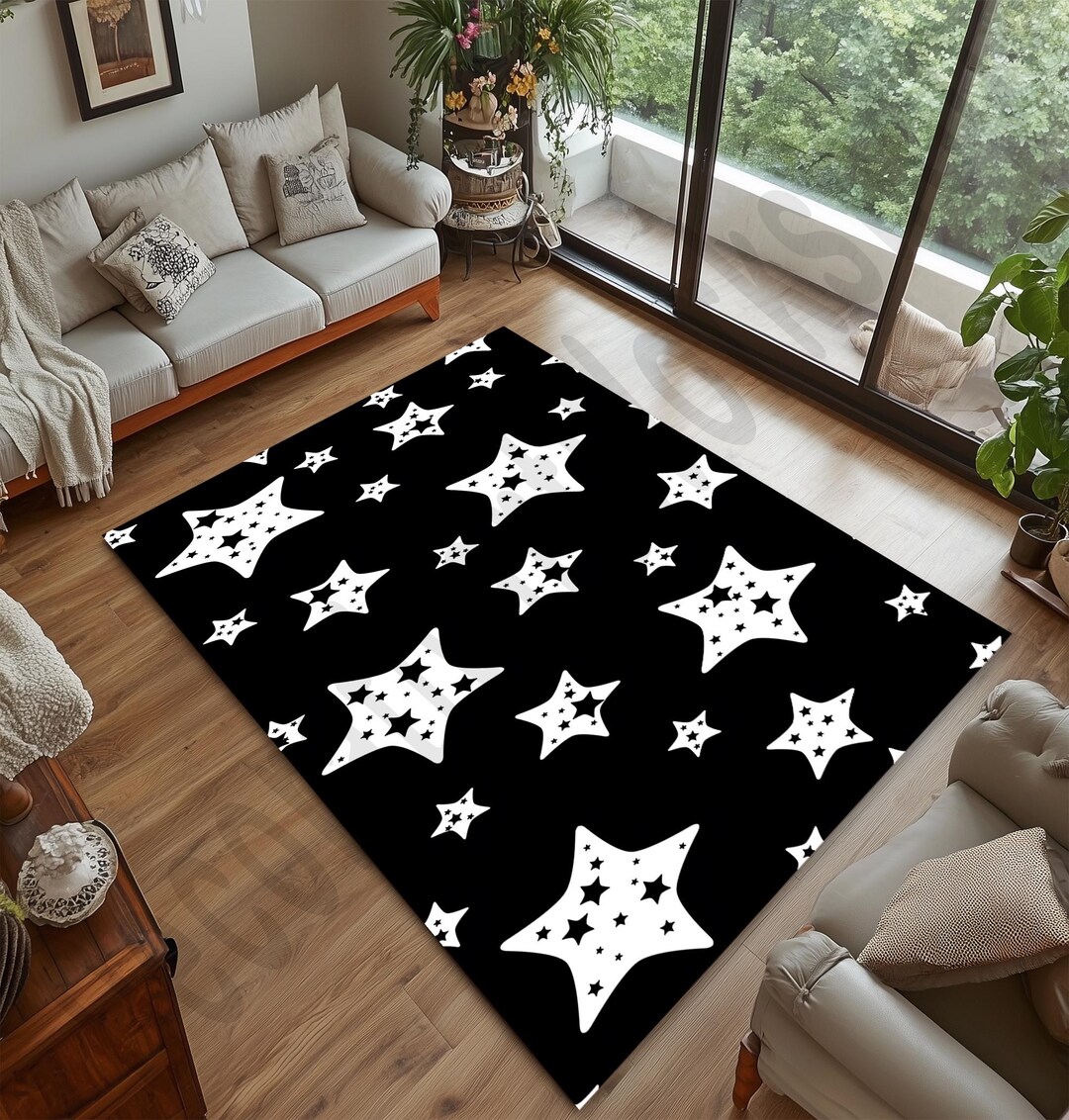 Star Rug,hollywood Star,hollywood Star Rug,gift Custom Rug,hollywood ...