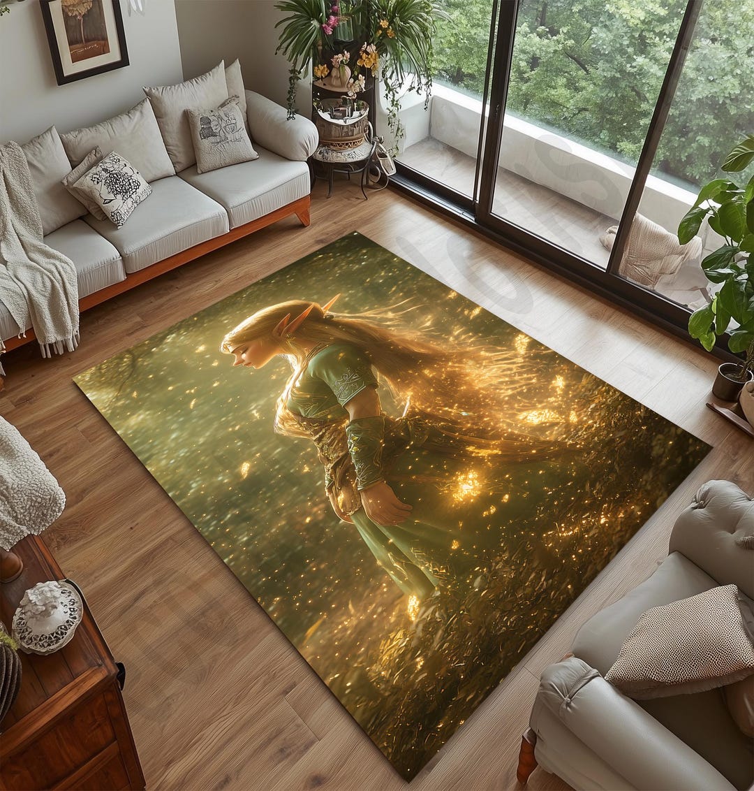 Fantasy Inspired Area Rug, Magic Theme Rug, Popular Movie Rug, Anime ...