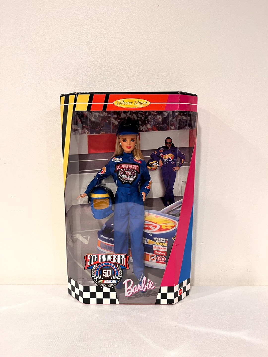 Mattel NASCAR Barbie (1998) - Kyle Petty Driver 50th Anniversary ...