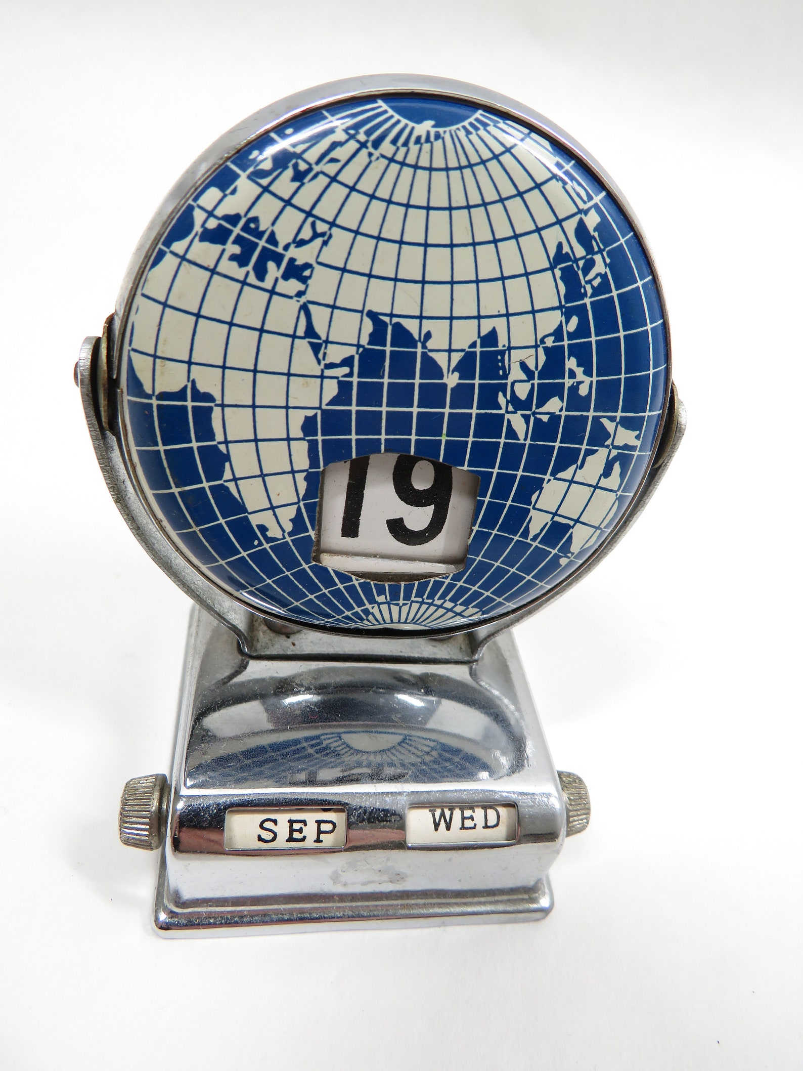 Perpetual Calendar Globe Vintage Non Functioning - Etsy