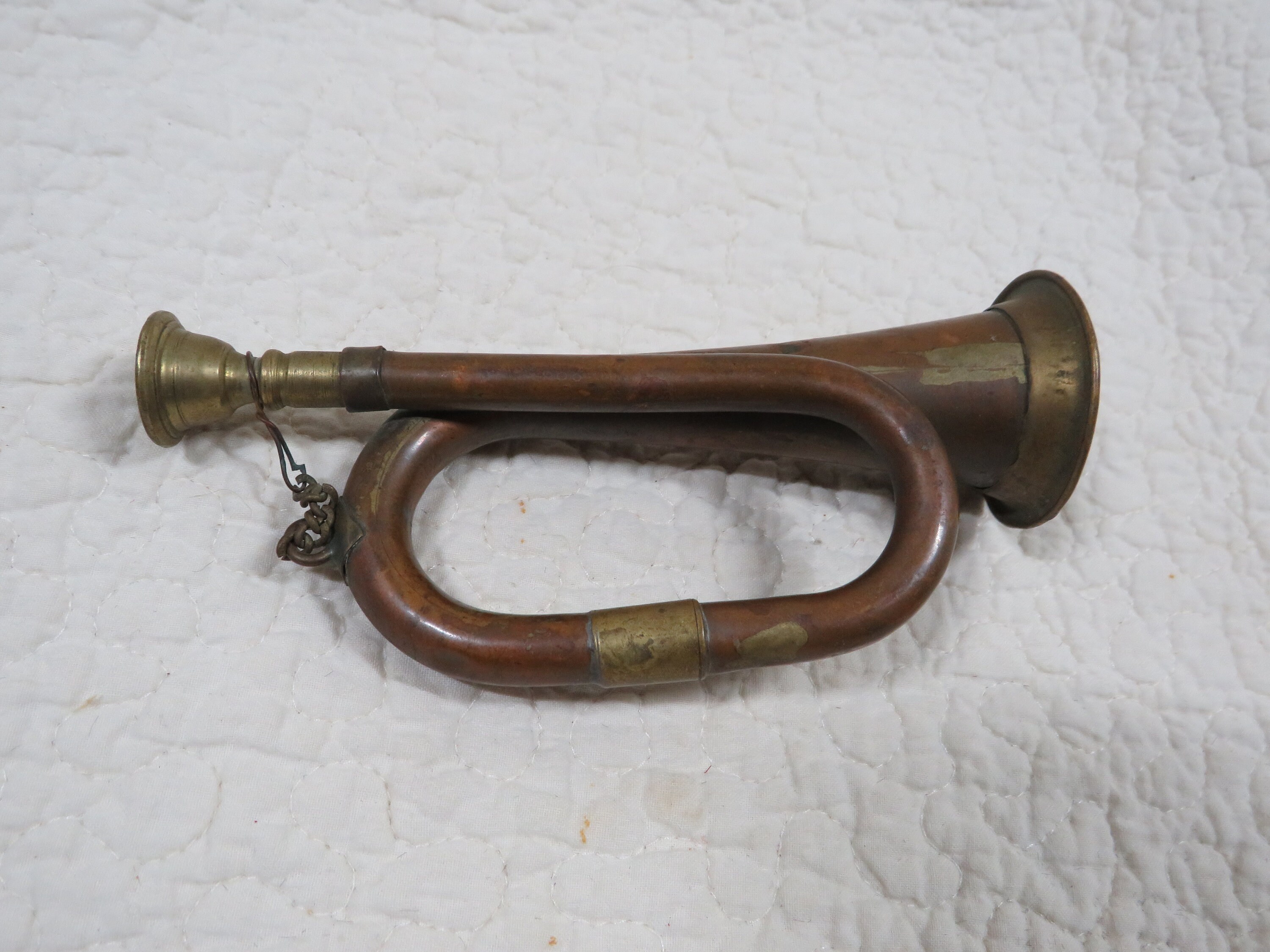 Bugle Brass and Copper Miniature Vintage | Etsy