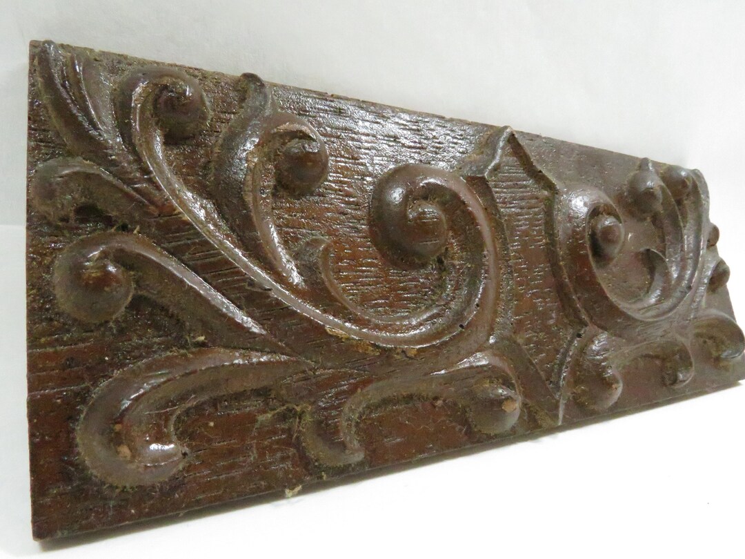 Wood Salvage Molding Ornate Antique / Vintage - Etsy