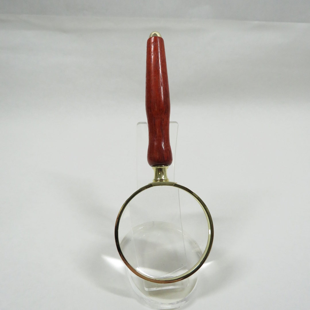 Magnifying Glass Hand Turned Wood Handle - Etsy