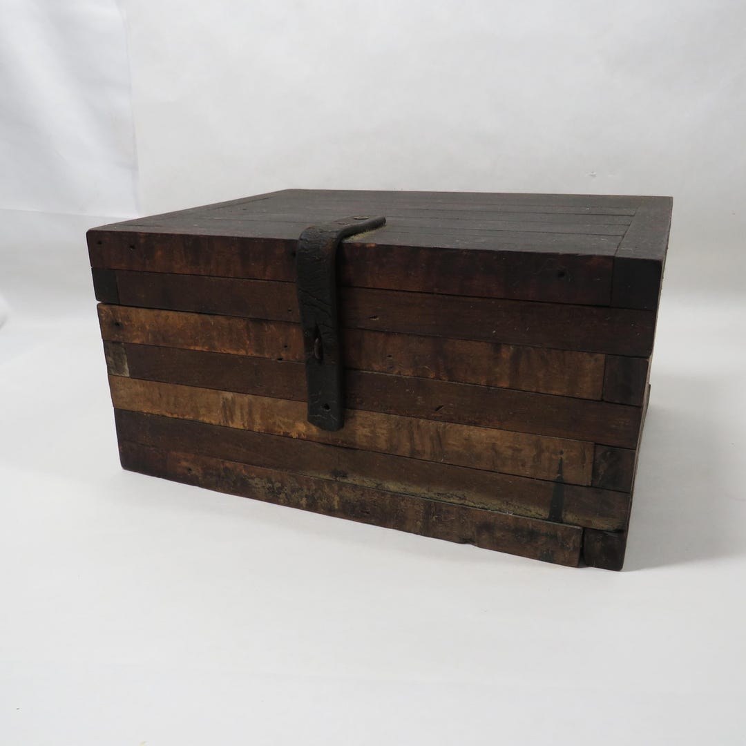 Wood Box Antique 1899 Handmade Cobbler Storage Collectible Storage - Etsy