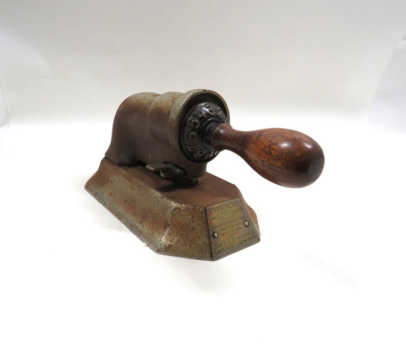 Check Perforator Chicago BF Cummings Antique - Etsy