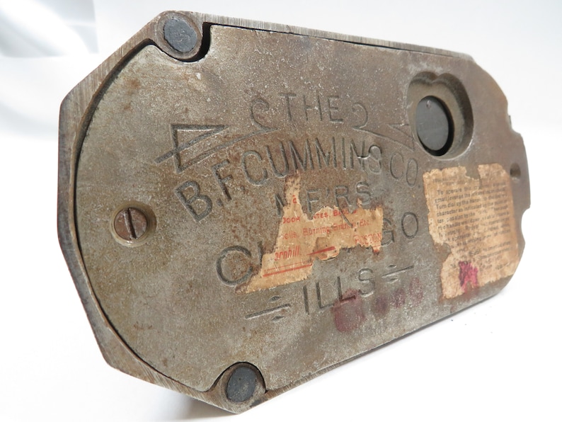 Check Perforator Chicago BF Cummings Antique - Etsy