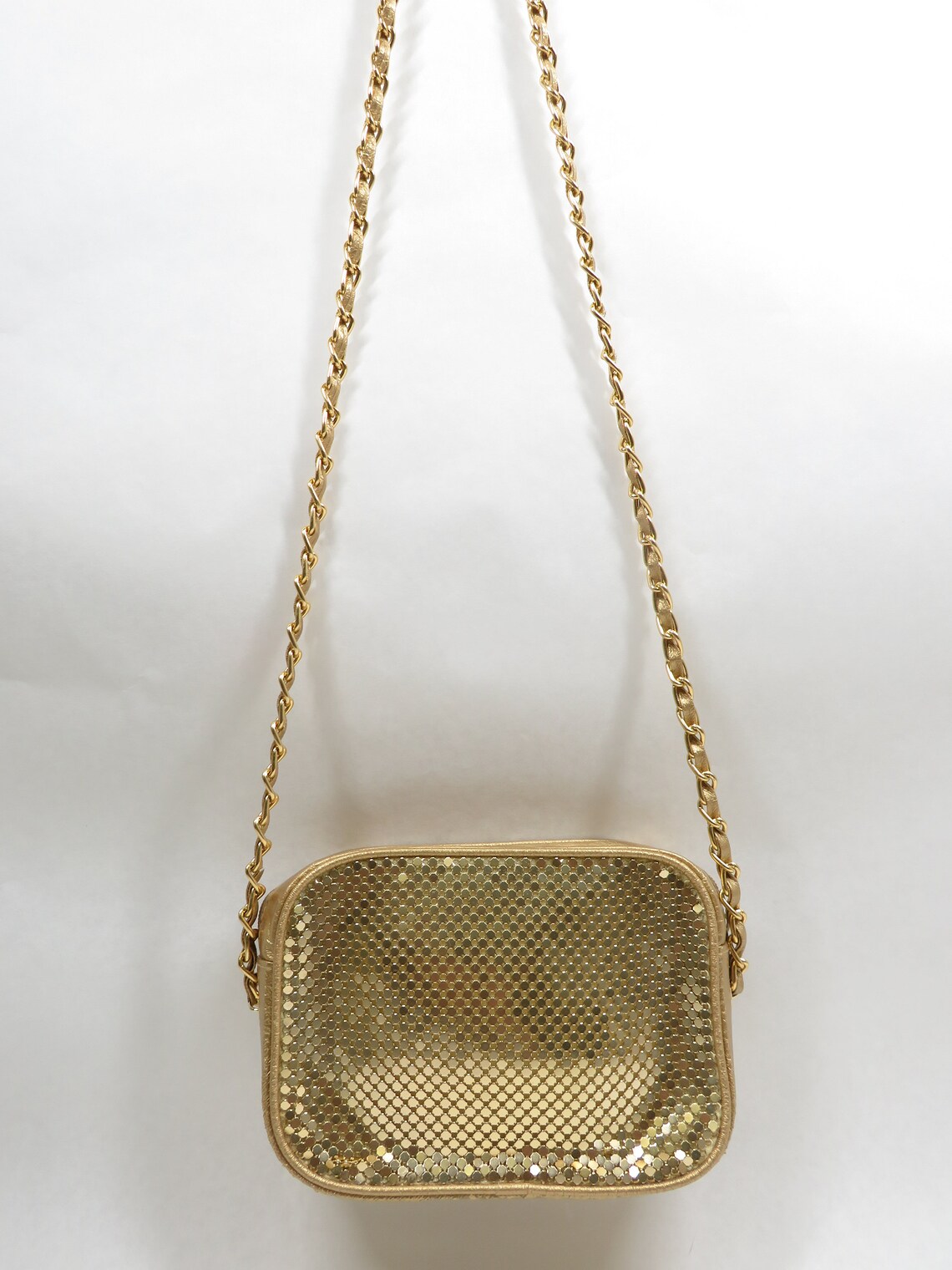 Purse Metal Mesh and Vinyl Vintage - Etsy