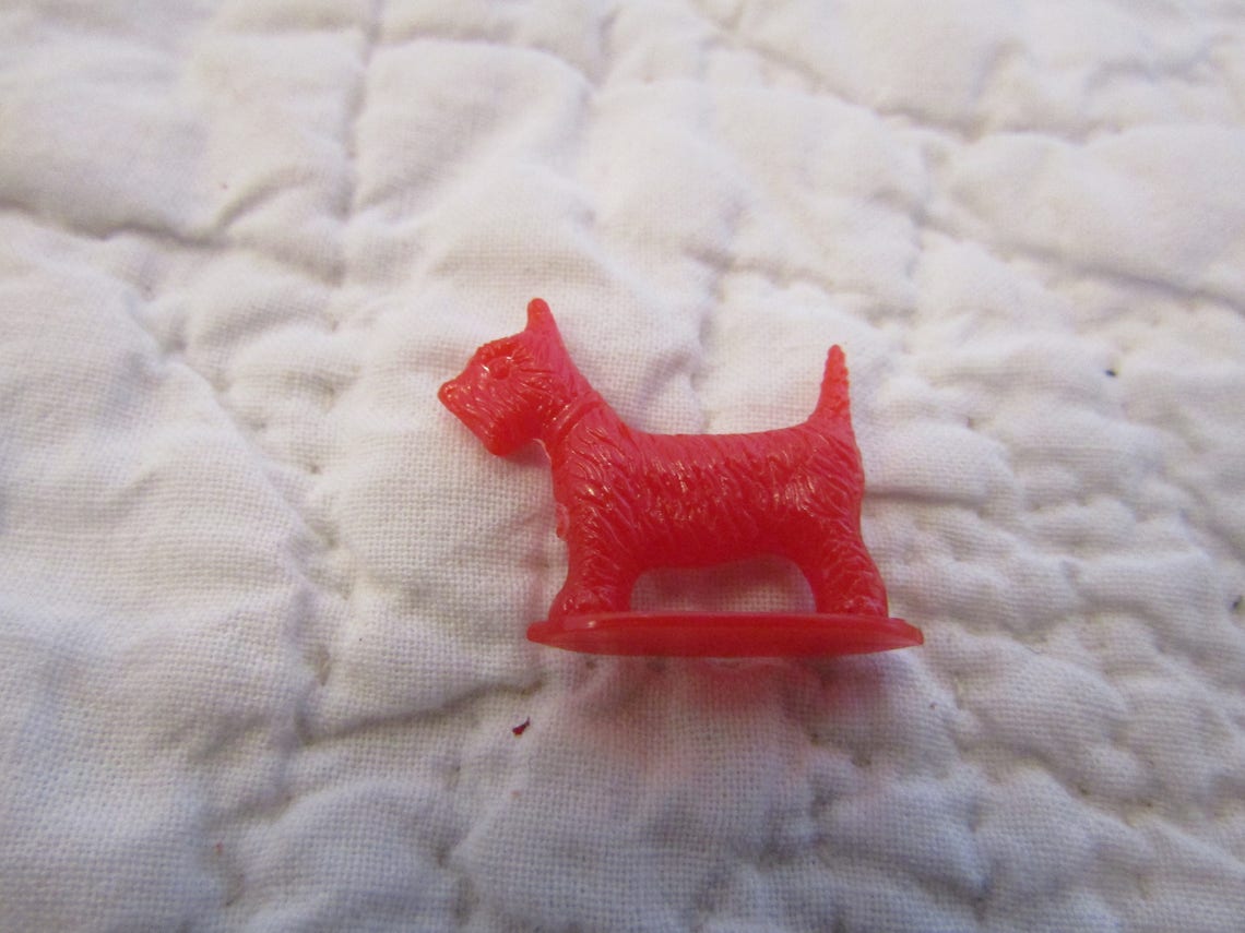 5 Plastic Miniature Dogs Vintage | Etsy
