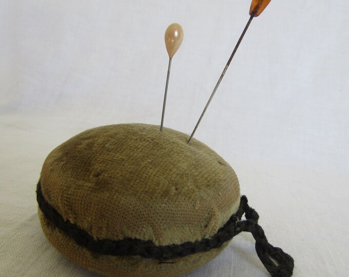 Pin Cushion Velvet Victorian Antique 1 Pin - Etsy