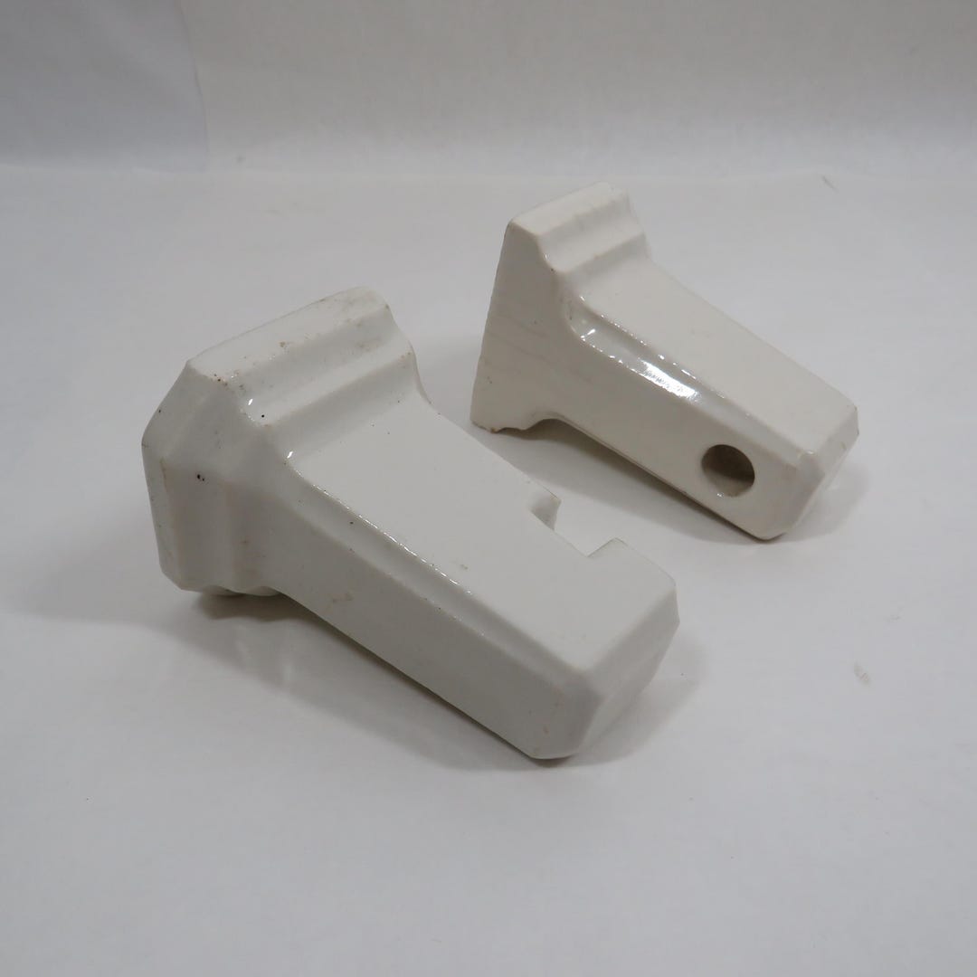 Towel Bar Holder Porcelain Bath Decor Vintage Salvage - Etsy
