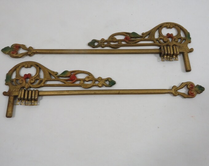 2 Swing Arm Drapery Rods Antique Victorian - Etsy