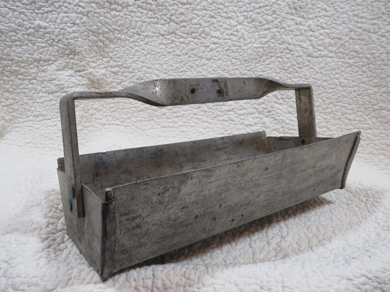 Metal Box Rectangular With Handle Vintage | Etsy