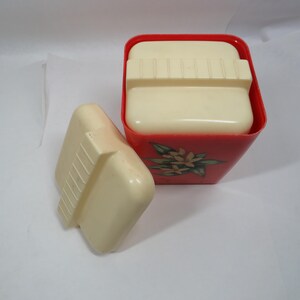 4 Canister Set Midcentury Cottage Core Vintage Nesting Storage - Etsy