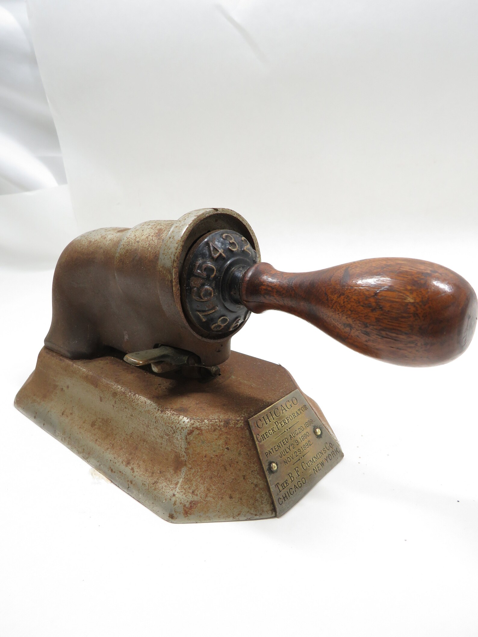 Check Perforator Chicago BF Cummings Antique - Etsy