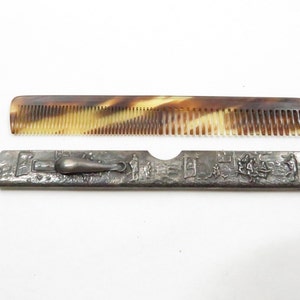 Comb and Case With Pocket Clip Vintage - Etsy