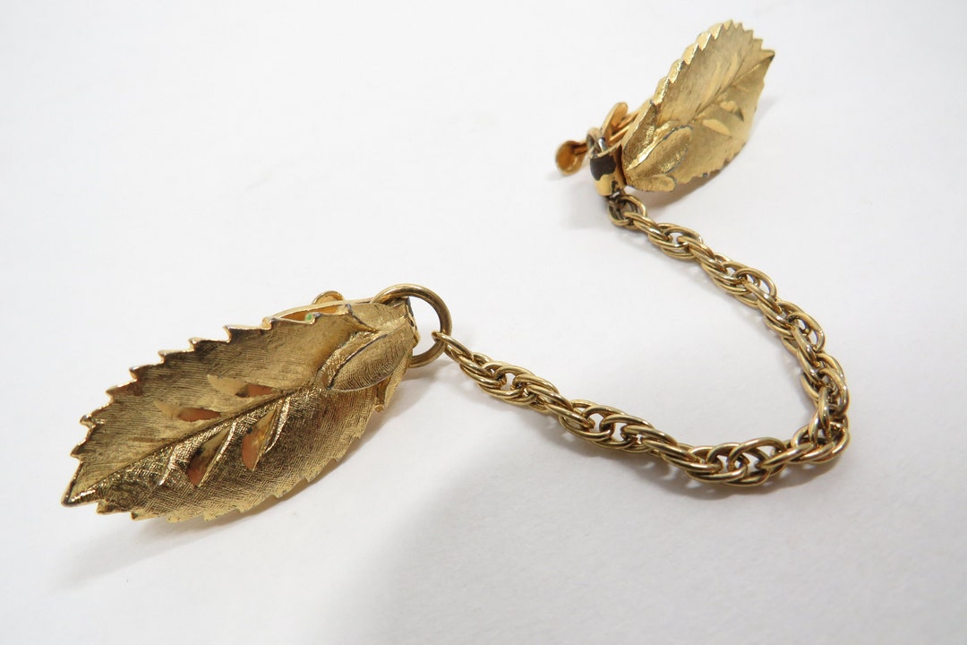 Sweater Guard Clip Gold Tone Metal Vintage - Etsy Canada