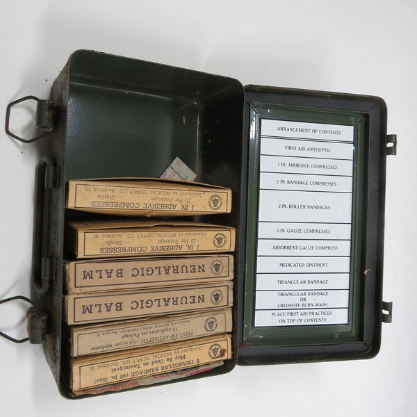 First Aid Tin - Etsy