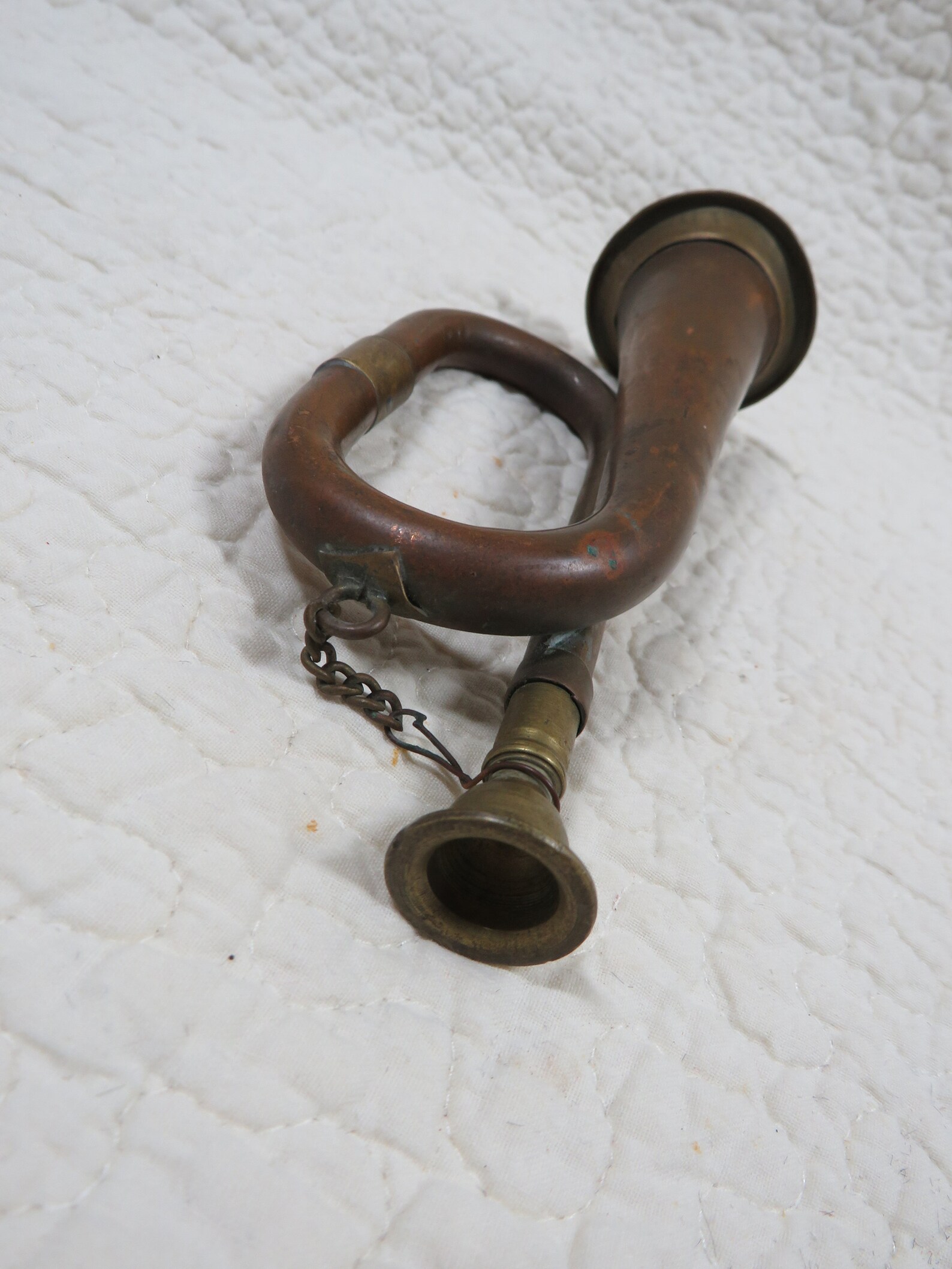 Bugle Brass and Copper Miniature Vintage | Etsy