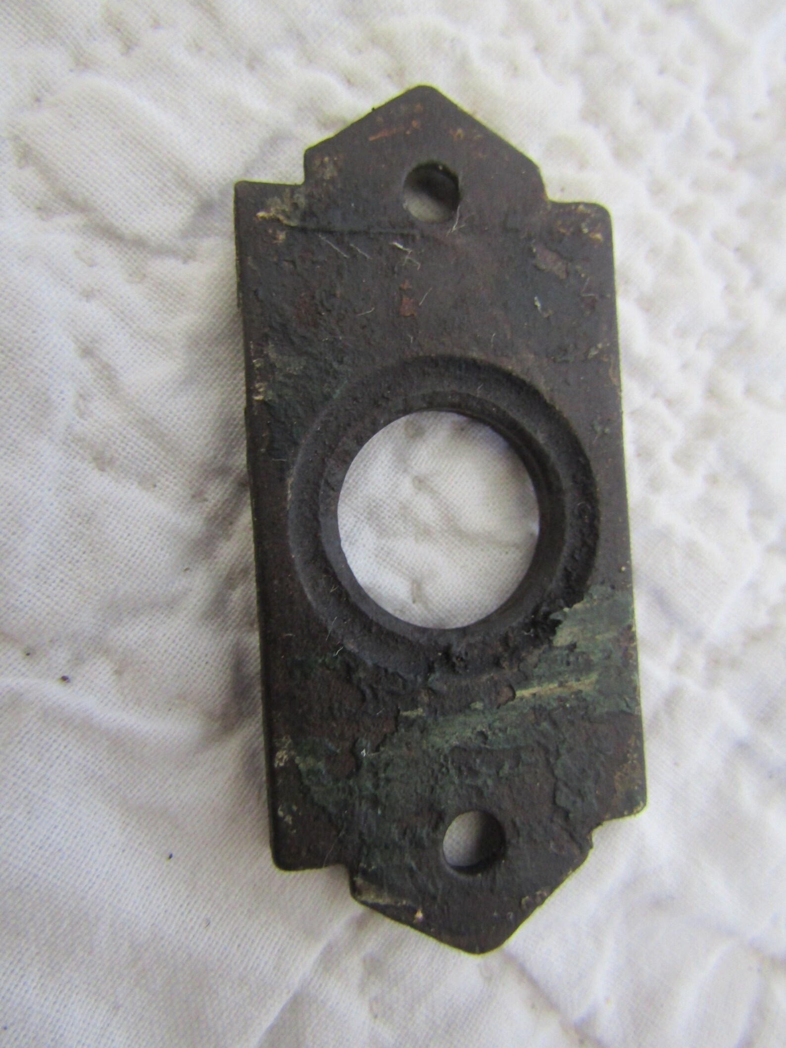 East Lake Door Bell Cover cast iron Vintage Item | Etsy