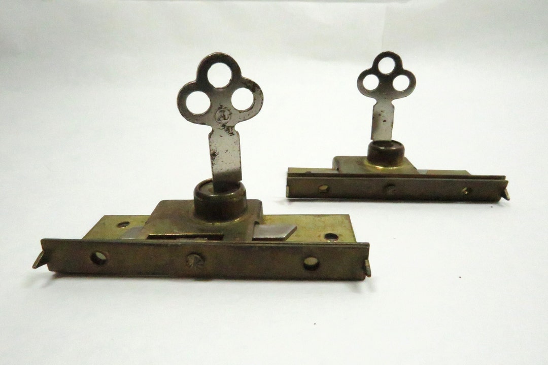 2 Desk Drawer Locks W/ Original Keys Vintage - Etsy