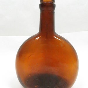 Apothecary Bottle Amber Brown Glass Vinol Vintage Storage - Etsy