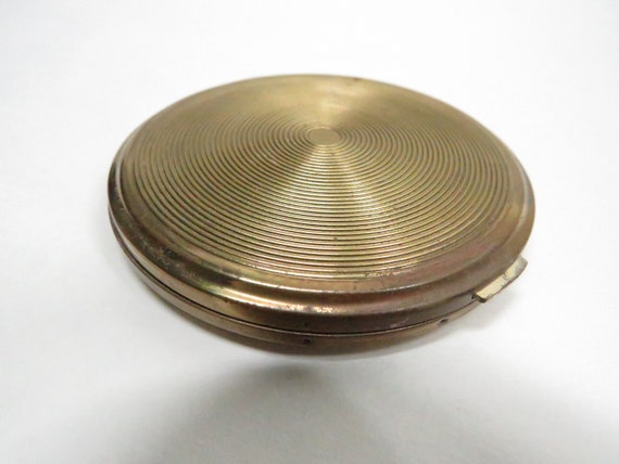 Mirror compact Retro Fabric Vintage - Gem