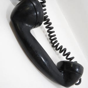 IBM Telephone Black Vintage Office Desk Collectible - Etsy