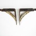 2 Vintage Metal Brackets Vintage - Etsy