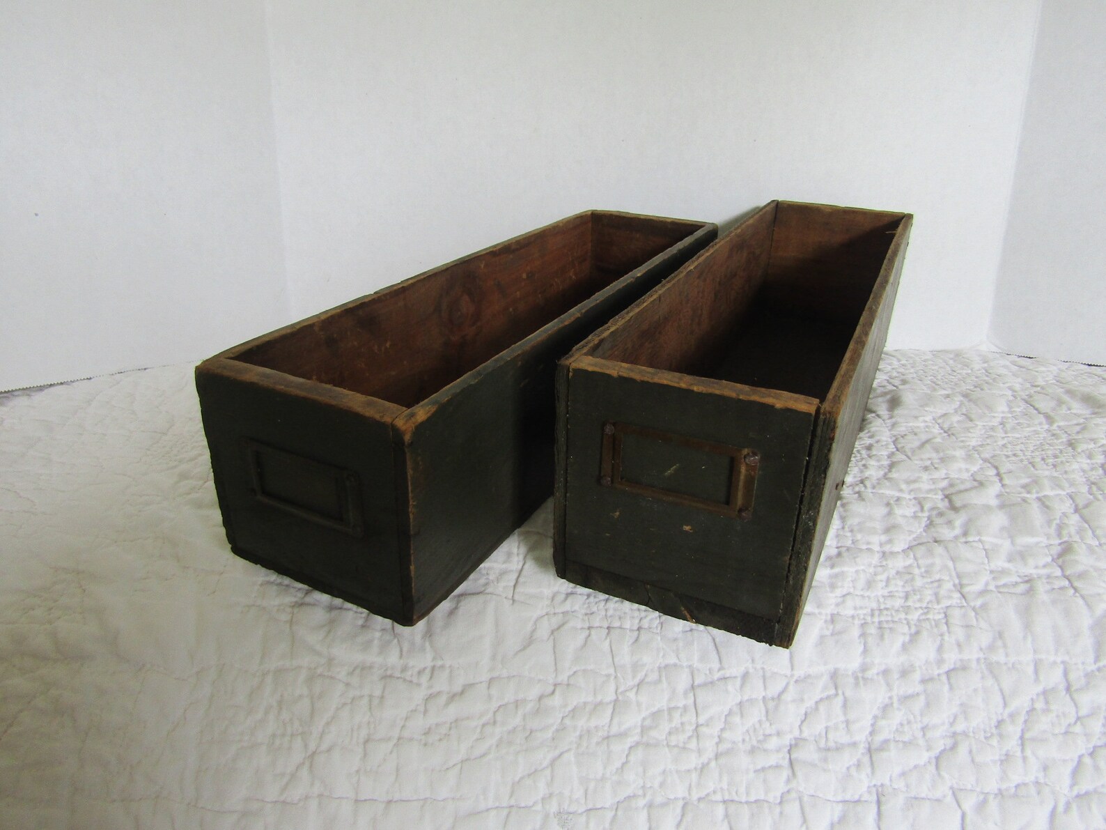 2 Wood Drawers Decorative Vintage Items - Etsy