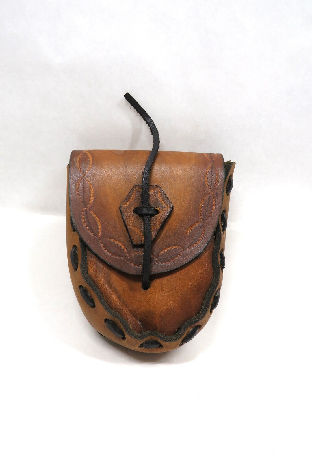 Leather Pouch Attaches to Belt Vintage - Etsy