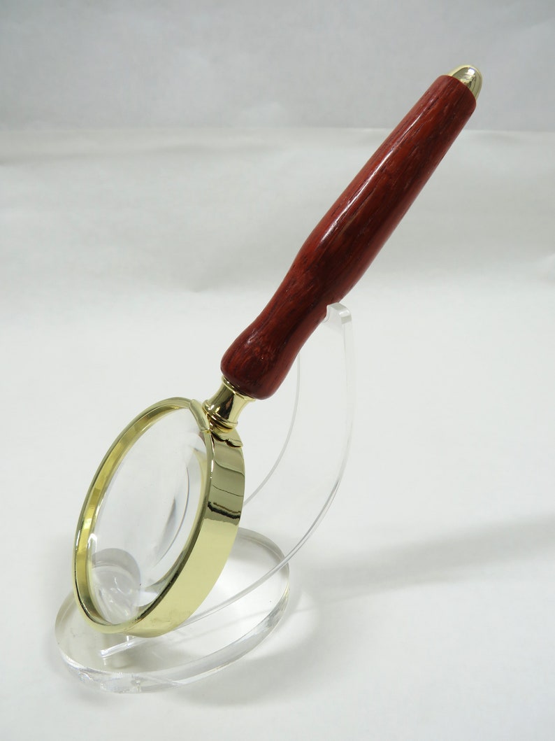 Magnifying Glass Hand Turned Wood Handle - Etsy