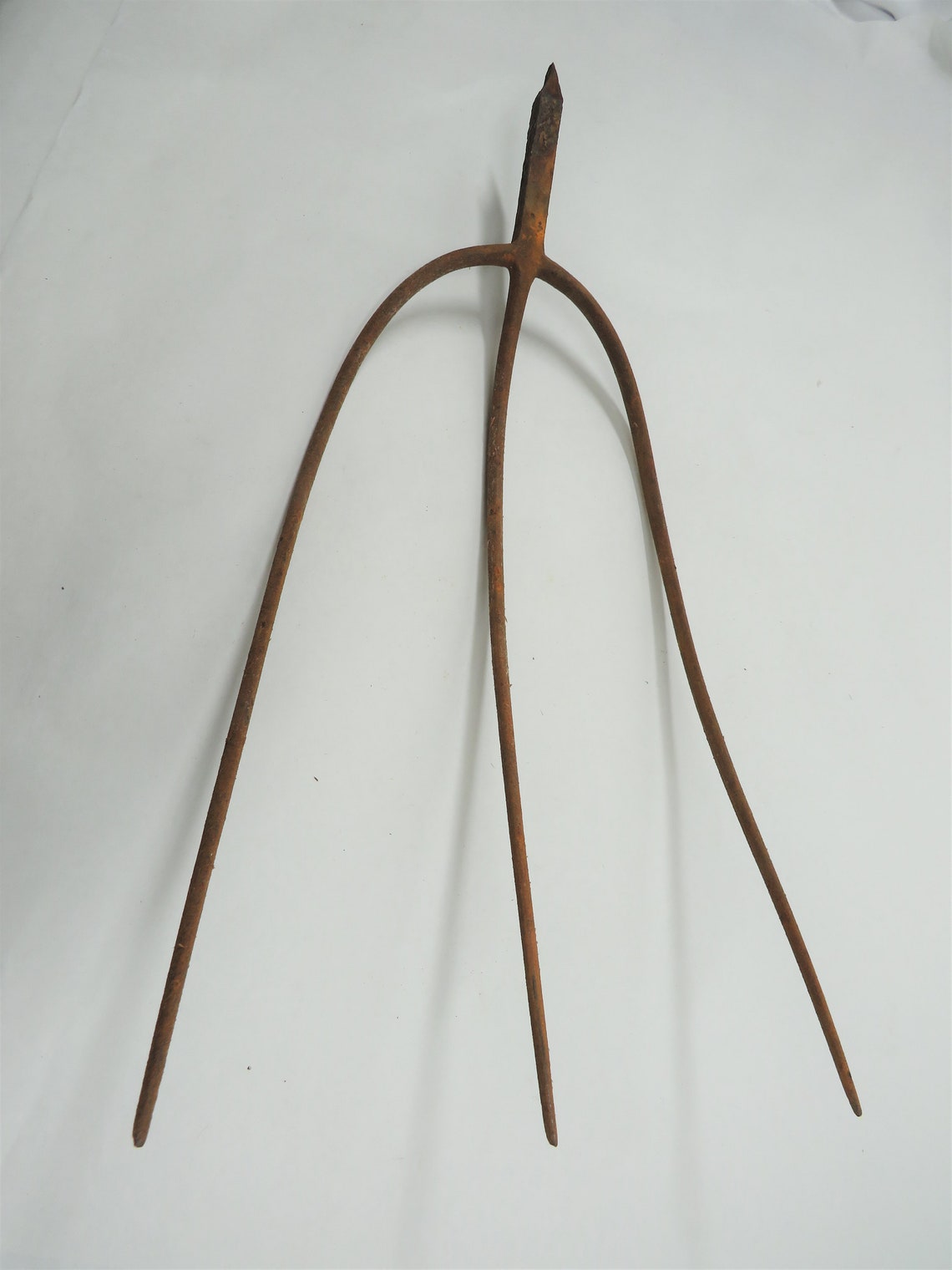 Pitch Fork 3 Tine Rusted Antique - Etsy