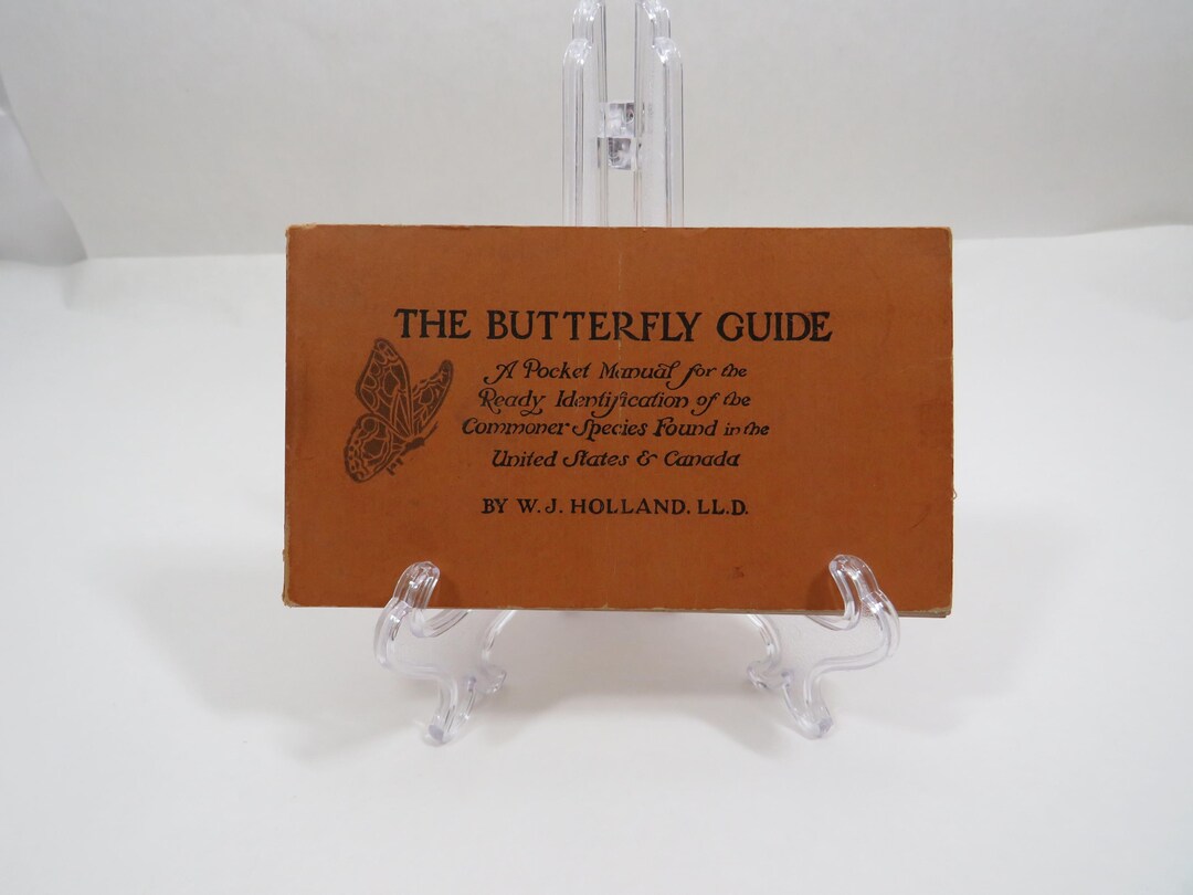 Butterfly Guide Book 1925 by W J Holland LLD Antique Collectible - Etsy