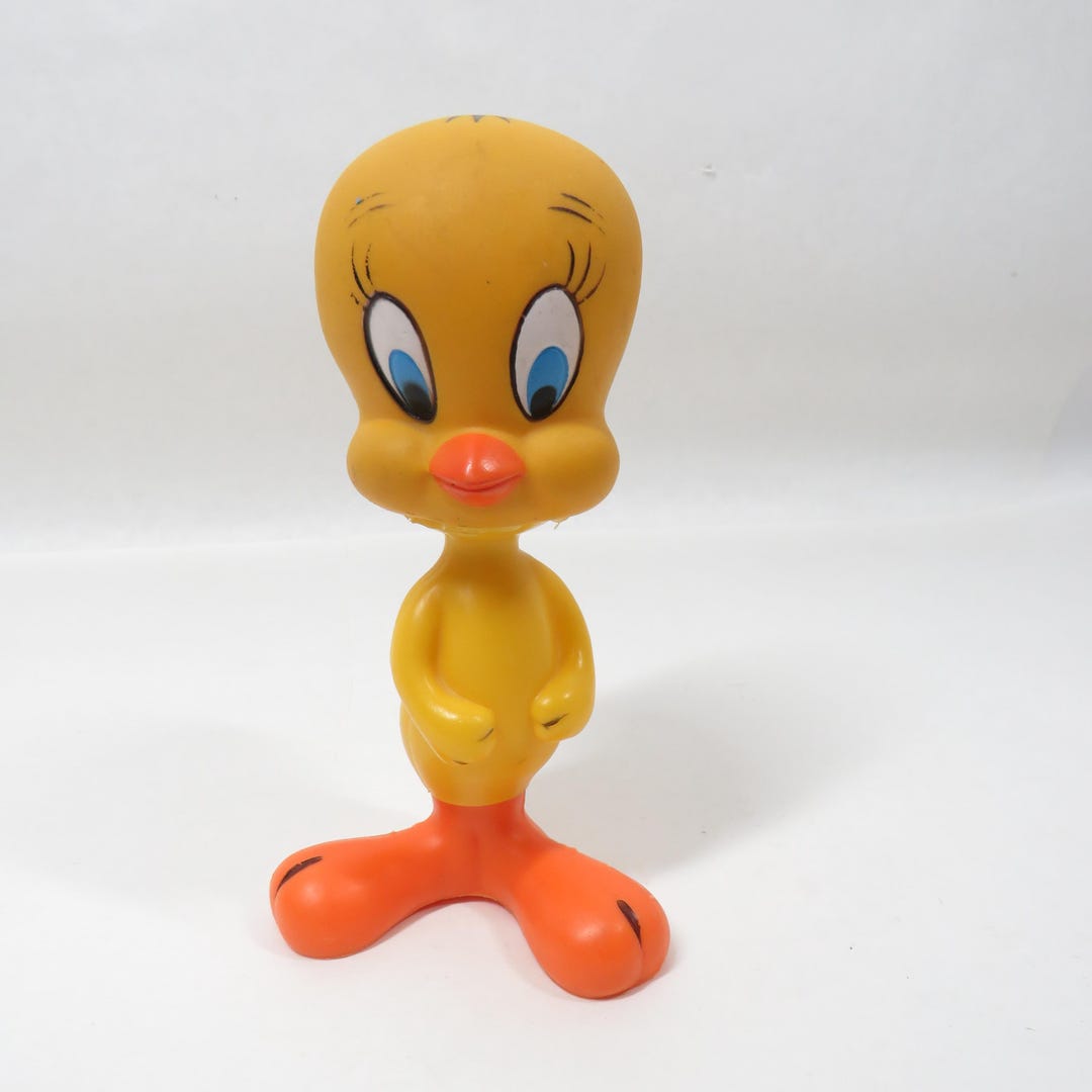 Tweetie Bird Toy Hard Plastic Vintage Mid Century Warner Bros 1969 - Etsy