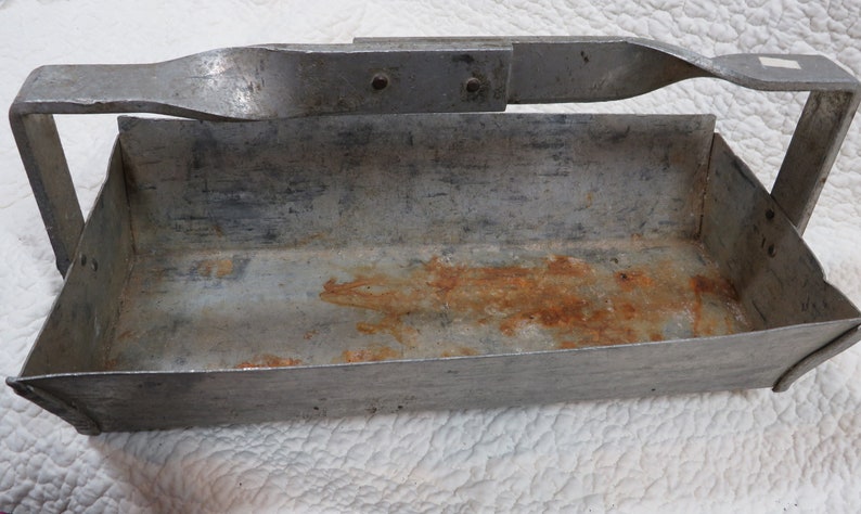 Metal Box Rectangular With Handle Vintage | Etsy