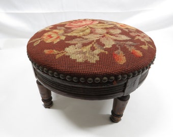 Embroidered Stool - Etsy