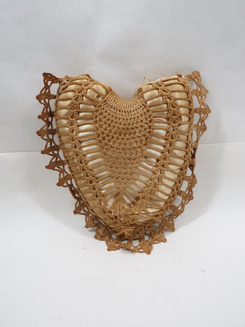 Heart Cushion Lace Satin Vintage - Etsy