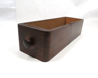 Antique Wood Singer Treadle Sewing Machine Drawer With Raised Design on ...