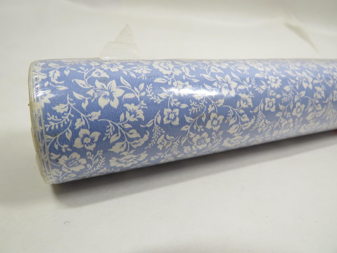 Contact Paper Blue Retro NOS Vintage Collectible Floral - Etsy