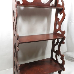 Shelf Chippendale Style Wood Vintage - Etsy