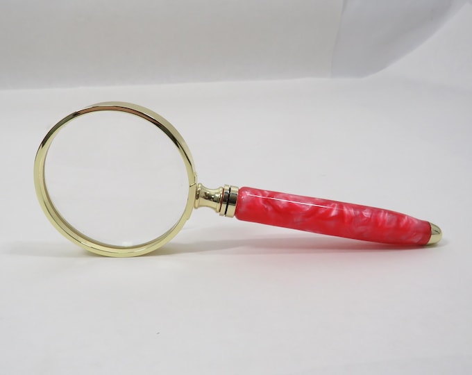 Magnifying Glass Hand Turned Acrylic Handle - Etsy